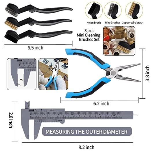 3D Printing Tool Kit Pro Grade Portable Tool Box contains 158 Pcs for ...