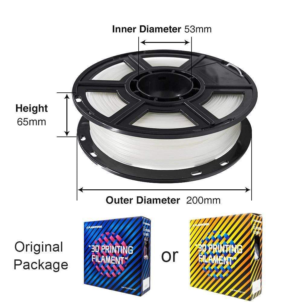 FlashForge 3D Printer PLA Filament 1.75mm 1KG /Spool | 3D Printernational