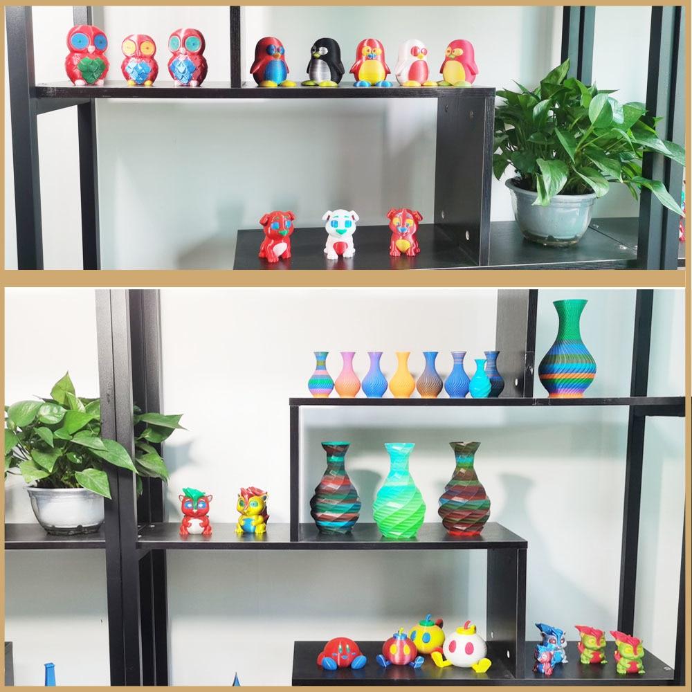 ZONESTAR 4 Extruder Multi Color FDM Ultra Silent Auto Leveling Z9V5/PRO ...